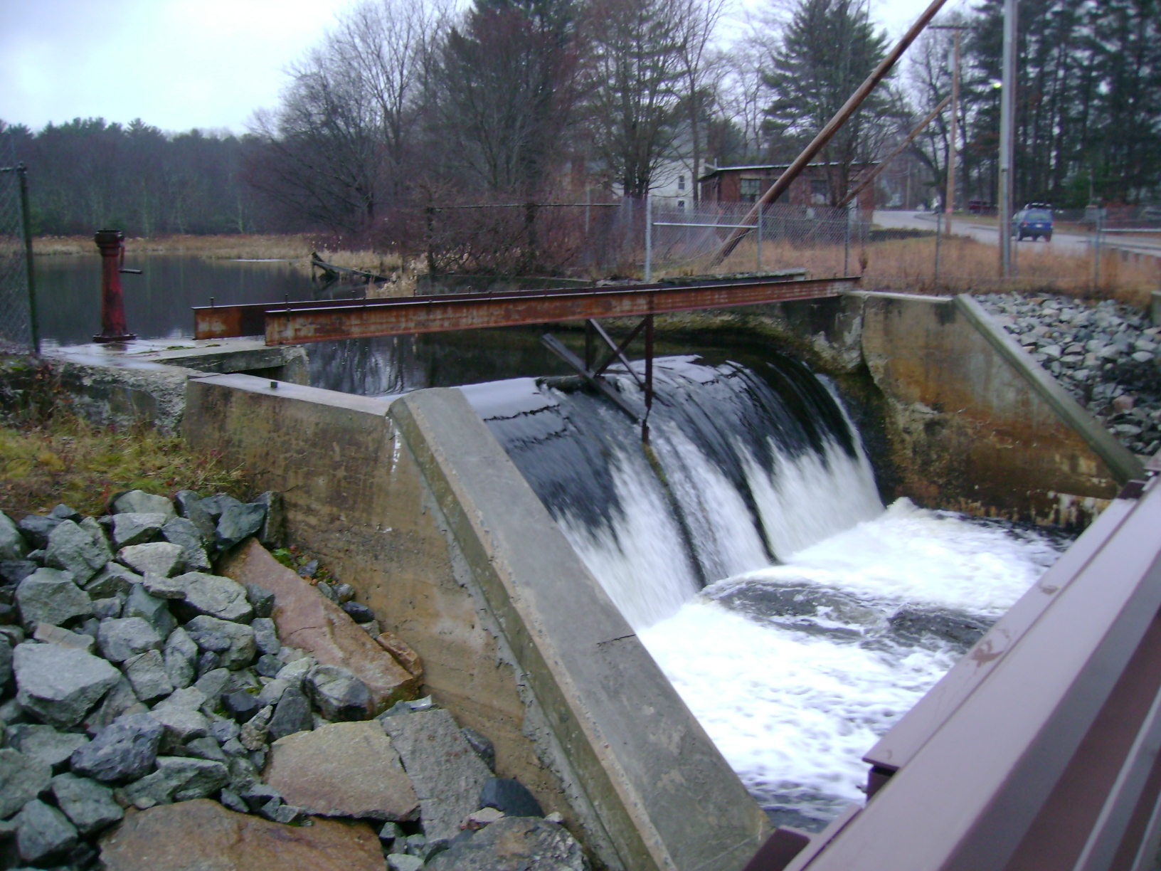 The Removal of the Old Mill Dam along the Charles River in Bellingham ...
